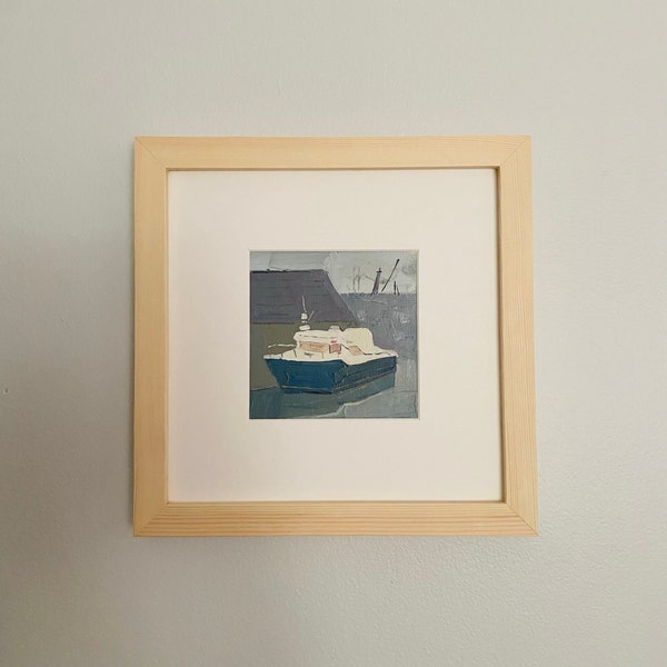 Car Under the Tree, Oil Painting Original, Car Painting, Wall Decor ...