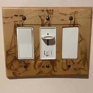 Hand Painted Tarot Card Light Switch Cover the Lovers VI - Etsy