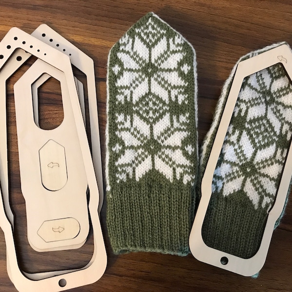 Knitting Needle Organizer 2-10mm EU/US Size, Cable Needle Holder ...