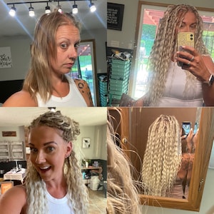 Synthetic Dreads Extensions Thick Dreads Full Set. Crochet - Etsy