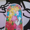 Princess Peach Stained Glass Window Holographic Sticker - Etsy