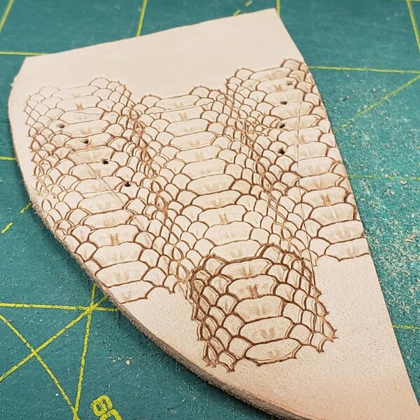 Tools for Leather Crafts. Stamp #395 - Python Skin - Etsy