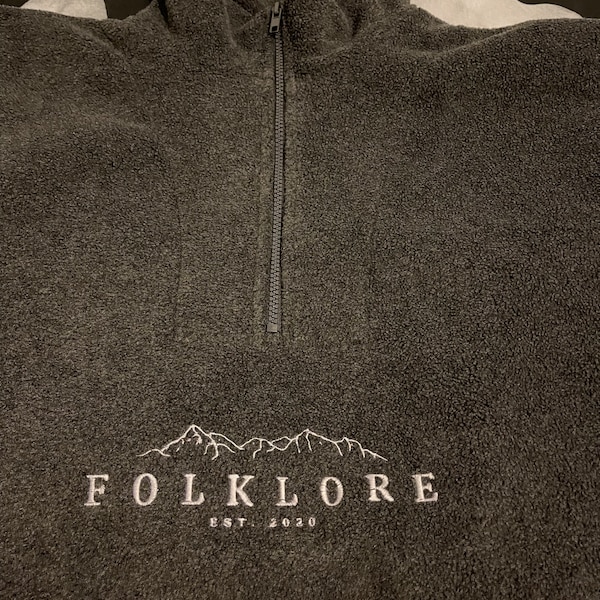 Embroidered Folk Oversized Fleece - Etsy UK