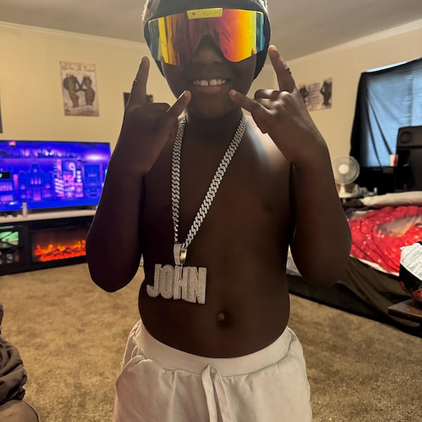 Full Iced Out 15MM Cuban Link Chain,baugette Chain,personalized Hip Hop ...