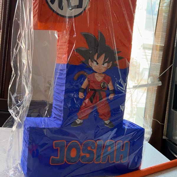 Goku Number Piñata - Etsy