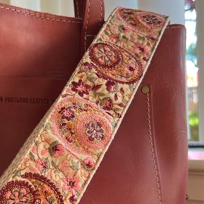 Embroidered Purse Strap Crossbody Strap for Purses Gift for Mom Boho ...