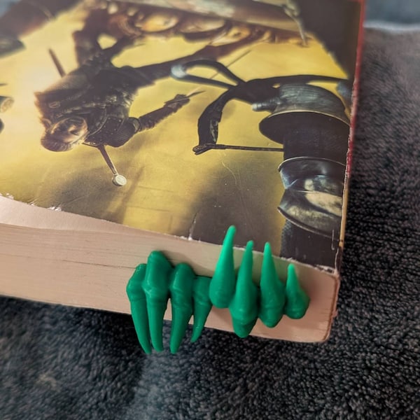 Scary Claws Bookmark - Etsy