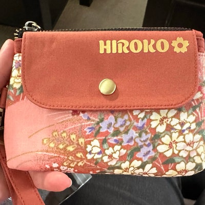 Japanese Wallet, Kimono Wallet Cherry Blossom Purse Japanese Coin Purse ...