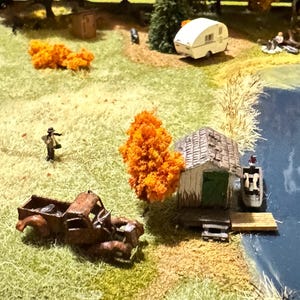 N Scale Logging Figure the Tree Topper or High Climber Finished - Etsy