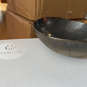 Black Ceramic Serving Tray, Long Black Rectangle Tray, Ceramic Tea Tray ...