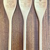 Weapon of Ass Destruction Kitchen Spoon Wooden Birch Spoon Funny Wooden ...