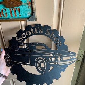 Mustang Classic Car Collection Metal Sign - Etsy