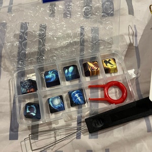 Handmade SA Profile Backlit Key Cap Hidden Fairyland Wood & Resin ...