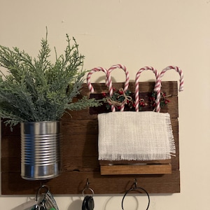 FAUX PRIM Red/white Pep-o-mint Candy Canes Country Christmas, Farmhouse ...