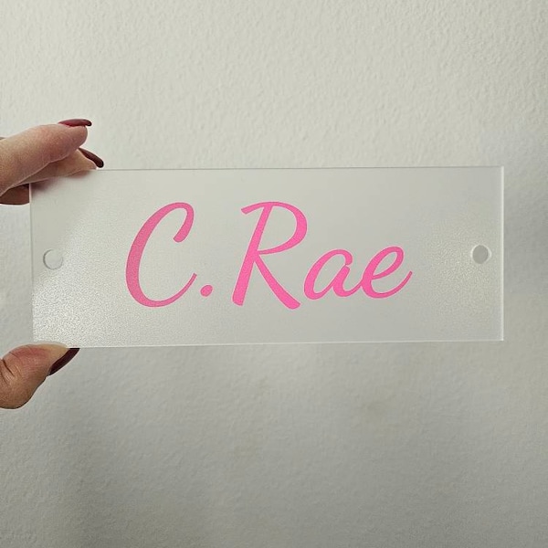 Wall Sign Name Plate Door Name Plate Office Gifts Executive Sign Wall ...