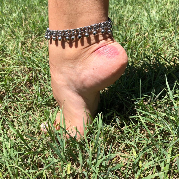 Made to Order , Stainless Steel Chainmail Tiny Coins Anklet or Boot ...