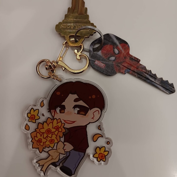 YCH Commission Chibi Hanging Custom Acrylic Keychains CUSTOM ORDER - Etsy