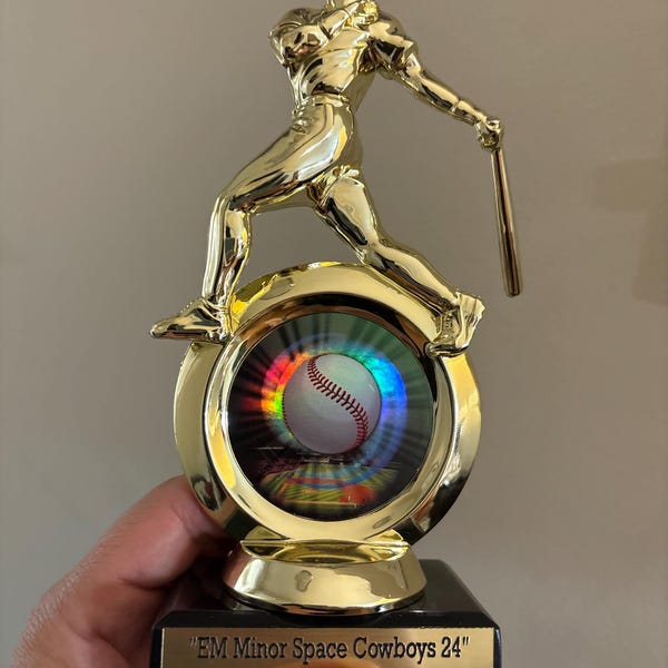 Baseball Trophy. Male Figure. Great Trophy for Your Team, Tournaments ...