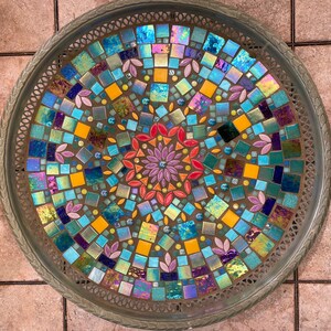 25 Round Ceramic Tiles, Ceramic Mosaic Tiles Ceramic Pieces Round Gold ...