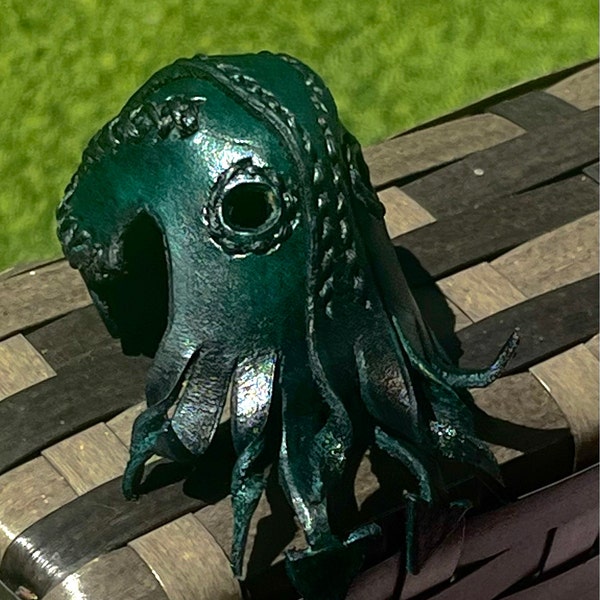 Cthulhu Keychain Leather Pattern PDF - by Leatherhubpatterns - Etsy