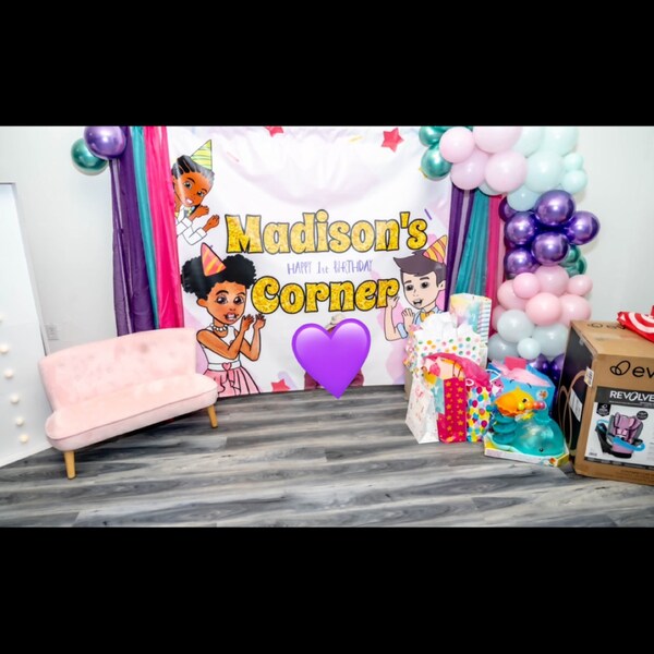 Print My Backdrop, Print Backdrop, Birthday Banner, Custom Backdrop ...