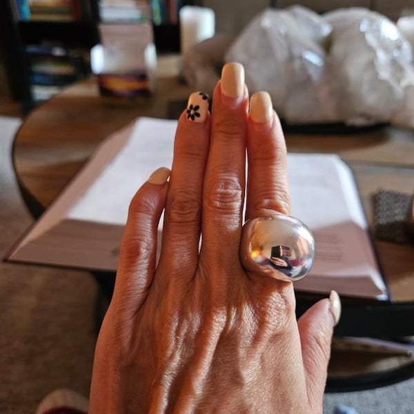 Unique Statement Ring, Sterling Silver Ring, Modern Statement Ring ...