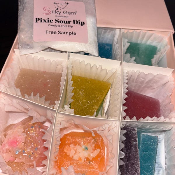 Edible Treasure Box, Kohakutou Candy Box, Crystal Candy, Edible Gem ...