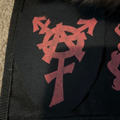 RADIOACTIVE TRANS SYMBOL Large Punk Diy Back Patch - Etsy