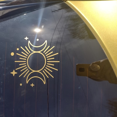 Pagan Decal Triple Goddess Decal Witchcraft Witchy Wicca/wiccan Triple ...