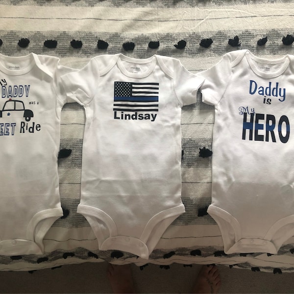Police Baby, Police Bodysuit, Police T-shirt, Police Kid, Law ...