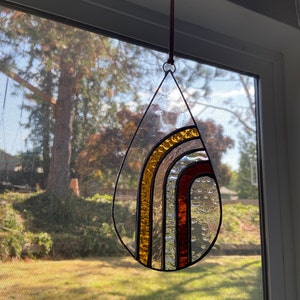 PATTERNS 2 Rainbow Drop Stained Glass Patterns Digital | Etsy