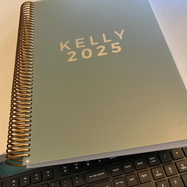 2025, A5, 'best Mum' Personalised Diary, Week to View, Foil Print ...