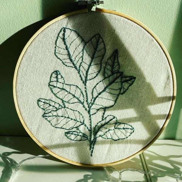 Seashell - Hand Embroidery Pattern and Tutorial / Guide | Digital ...