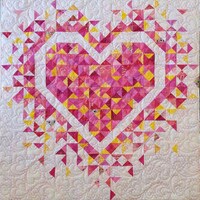PDF Exploding Heart Quilt Pattern Digital Download by Slice of - Etsy ...