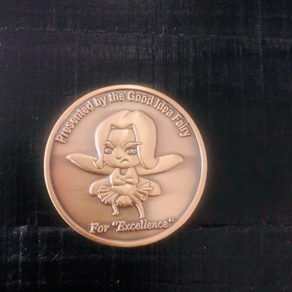 Good Idea Fairy Demotivational Challenge Coin Military Army Navy Air ...