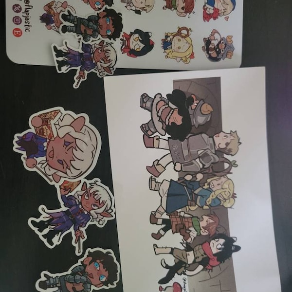 MORE Dungeon Meshi Stickers - Etsy