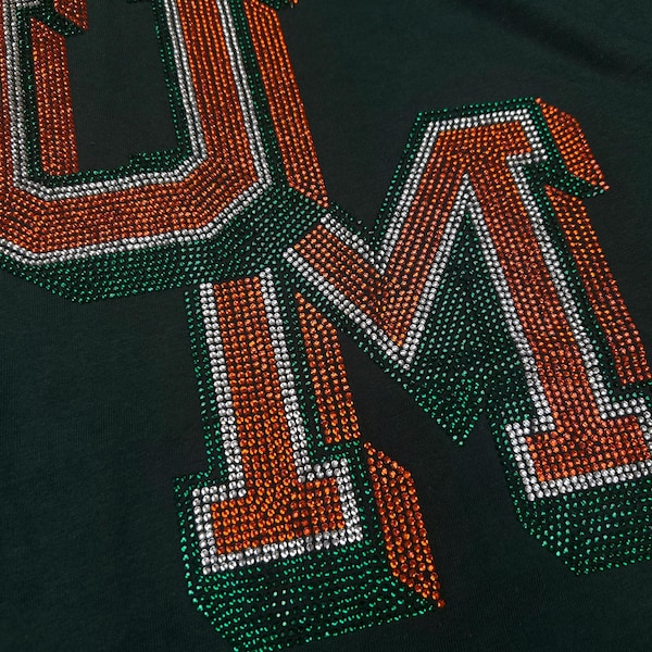 Custom Rhinestone Shirt: Personalized Bling Apparel - Etsy