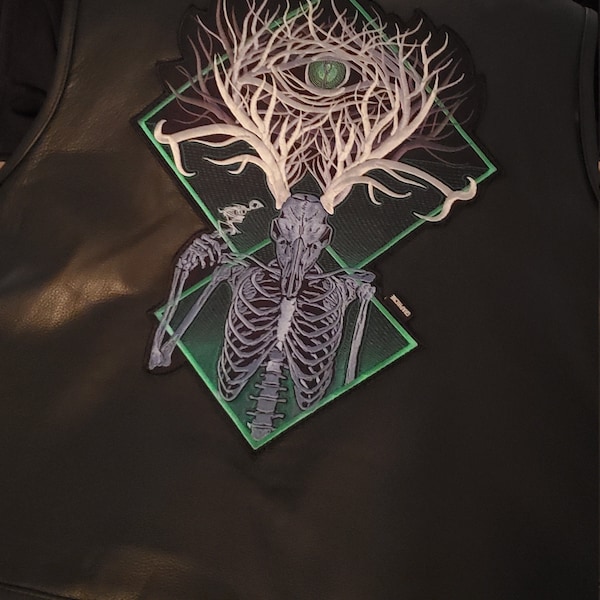 Deer Skull Patch: Wendigo Mythical Medieval Animal Goth Embroidered ...