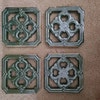 Tiki Jade Breezeway Tile Bamboo Wall Hanging, 4 Tiles. Made to Order - Etsy