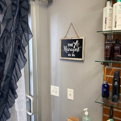 Hair Salon Decor. Hair Salon Sign. Hair Salon Wall Decor. Rustic Decor ...