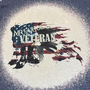 Air Force Veteran (patriotic Sublimation Heat Transfers T-shirt Making ...