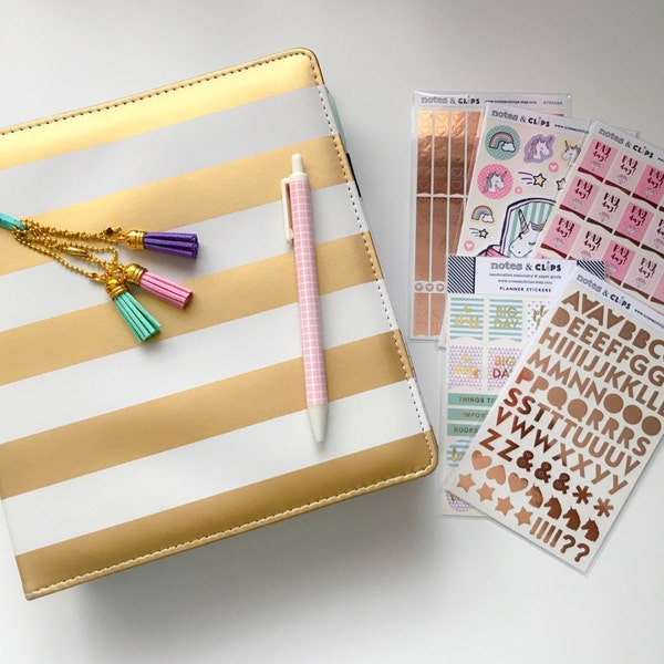 Foil Planner Stickers - Etsy