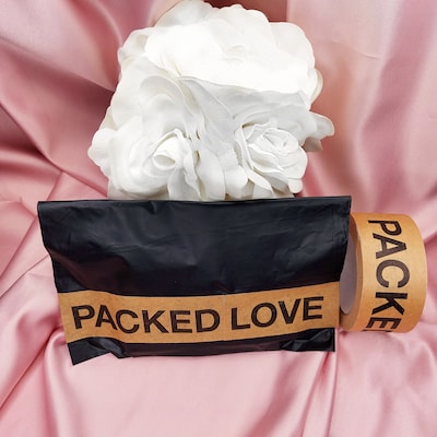 Sticky Paper Tape PACKED WITH LOVE 5.0 Cm, 50 Meter - Etsy