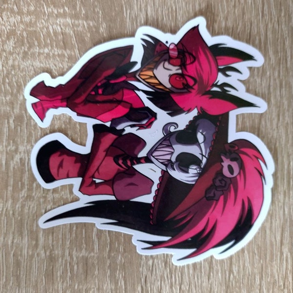 Hazbin Hotel Vox TV Demon Sticker Buttons 58 Mm Fanart - Etsy