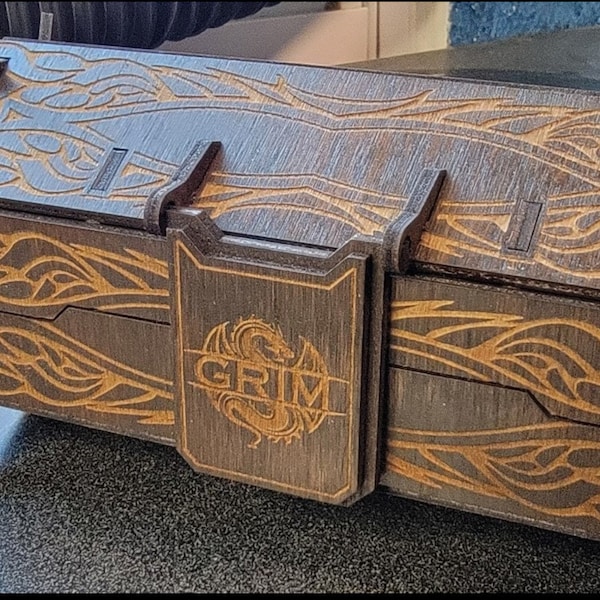 Customizable Gothic Vampire Chest for Dice and Keepsakes - Handcrafted ...