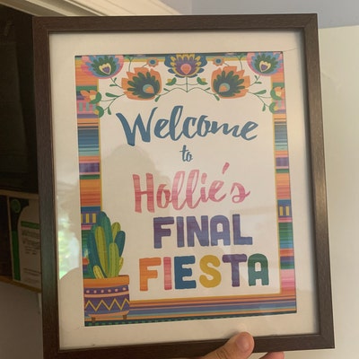 Final Fiesta Sign Final Fiesta Welcome Sign Fiesta Bachelorette Party ...