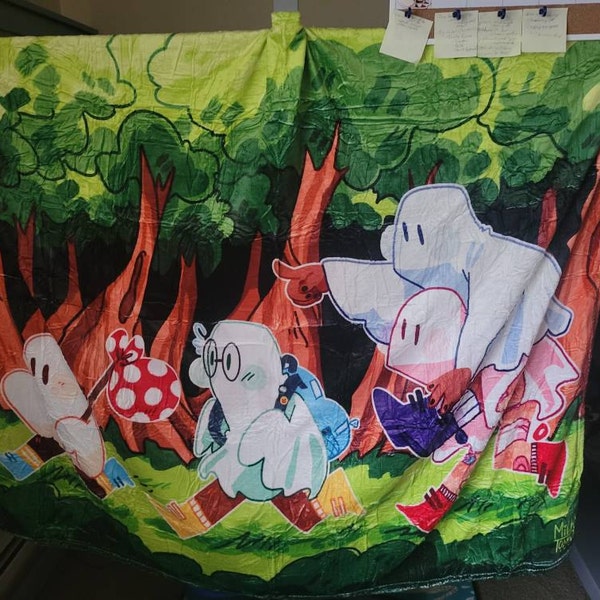Runaway Ghost Throw Blanket! - Etsy