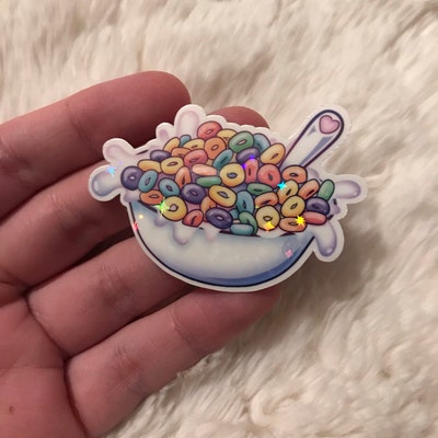 Fruit Loops Cereal Sticker 2022 Holographic - Etsy