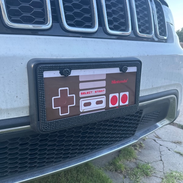 Nintendo NES Retro Video Game Controller Novelty License Plate ...