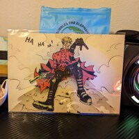 TRIGUN Vash Gyaru Peace Sign Print - Etsy